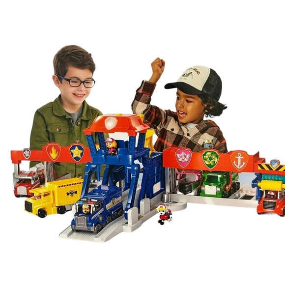 Paw Patrol | Toys | Paw Patrol Big Rig Pup Highway Hq With Vehicles And ...